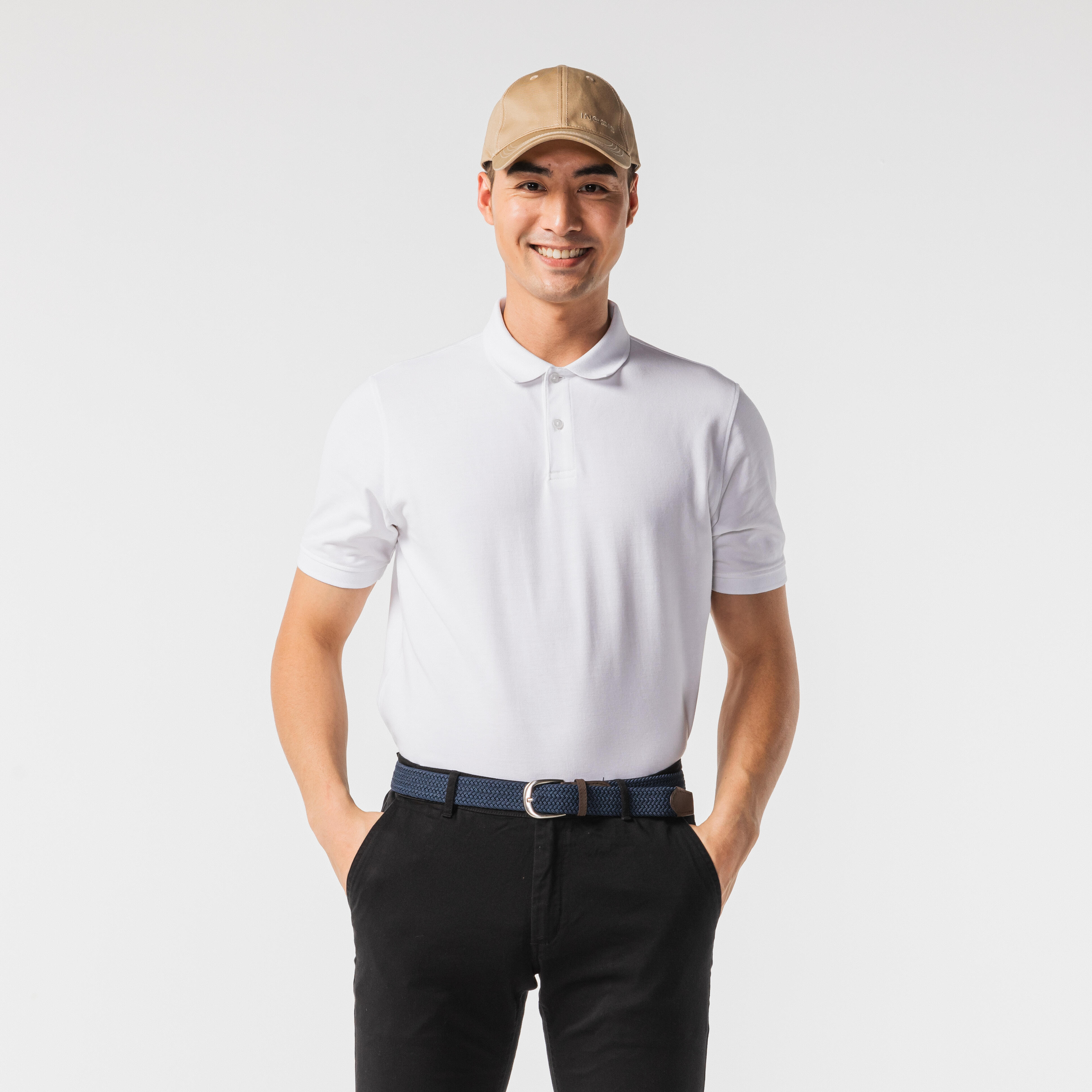 Golf Cap - MW 500 Beige - Cappuccino beige - Inesis - Decathlon