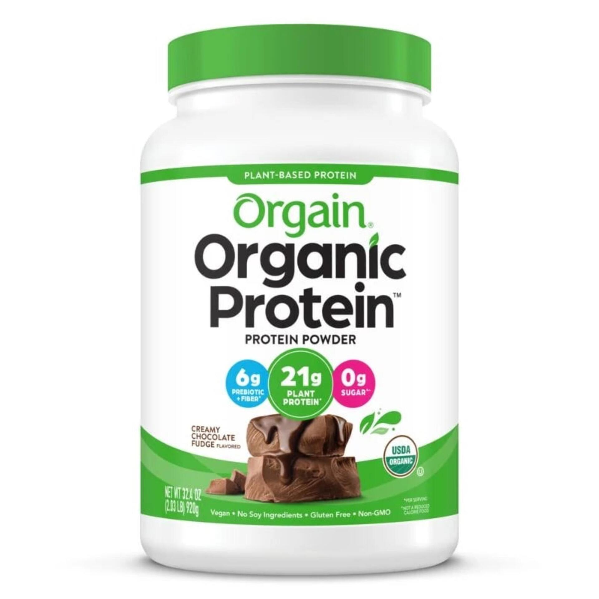 Orgain Organic Protein Plant Based Powder (Chocolate Fudge) 2.03lbs