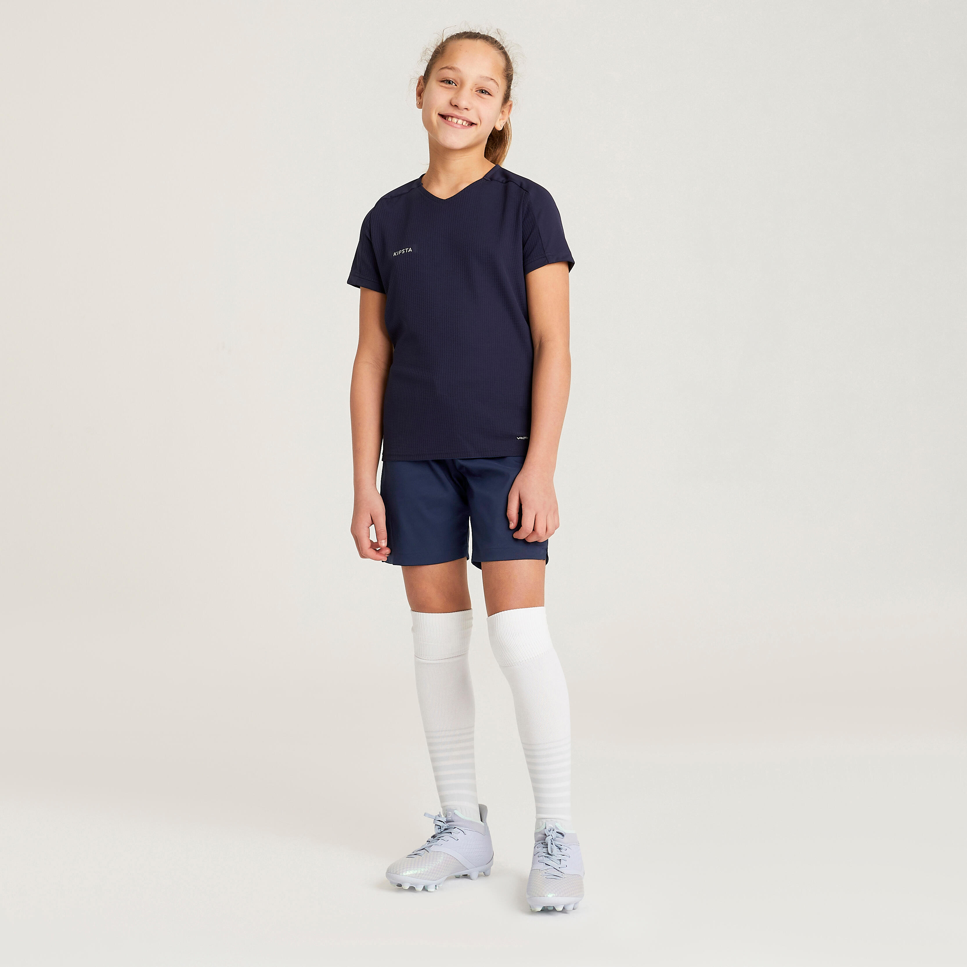 Girls' Football Shorts Viralto - Blue - Decathlon