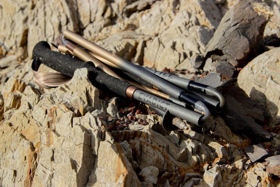 BÂTONS TRAIL RUNNING PLIABLES CARBONE 3 BRINS EVADICT | Decathlon