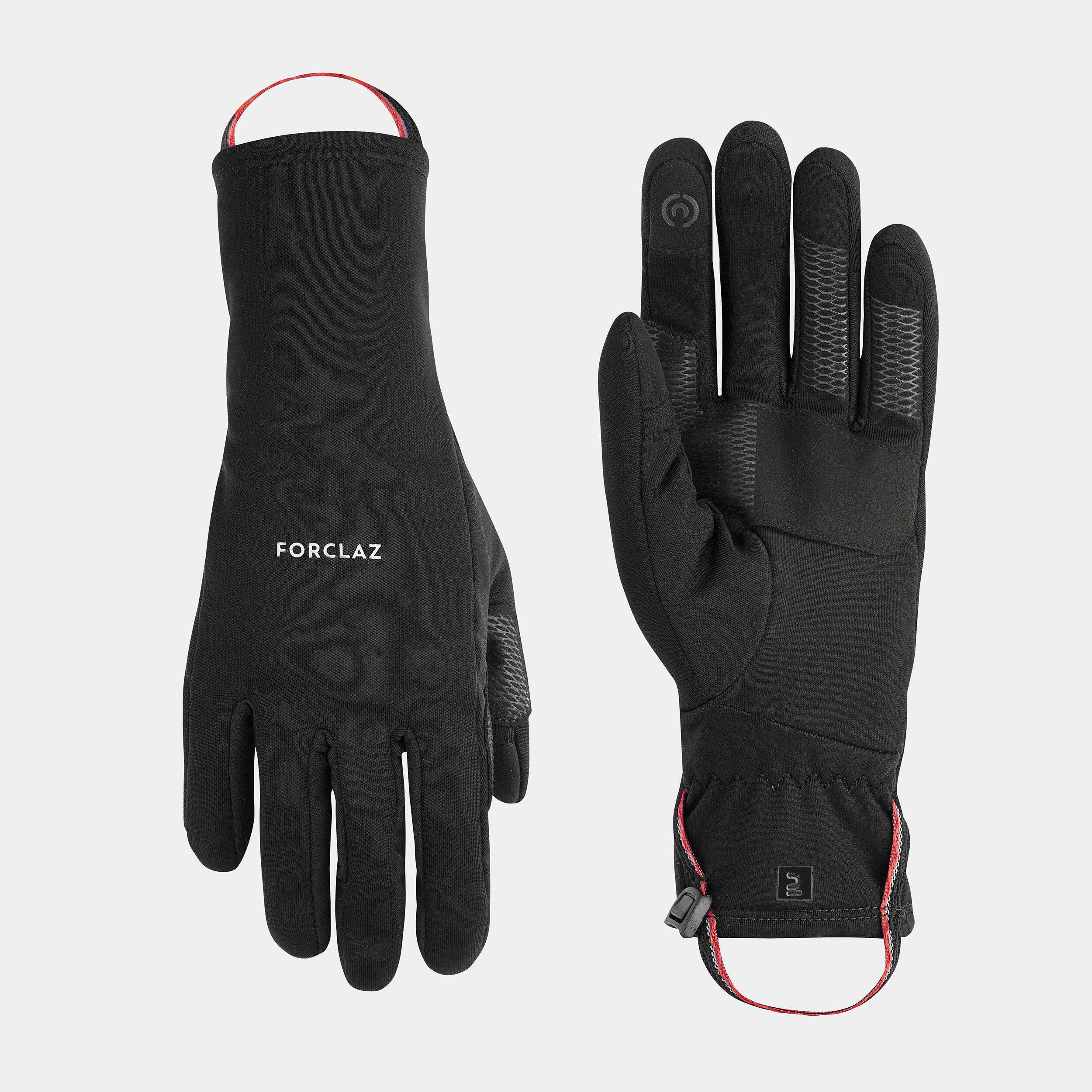 Mid Season Gloves - MT 500 Black - smoked black, smoked black - Forclaz ...