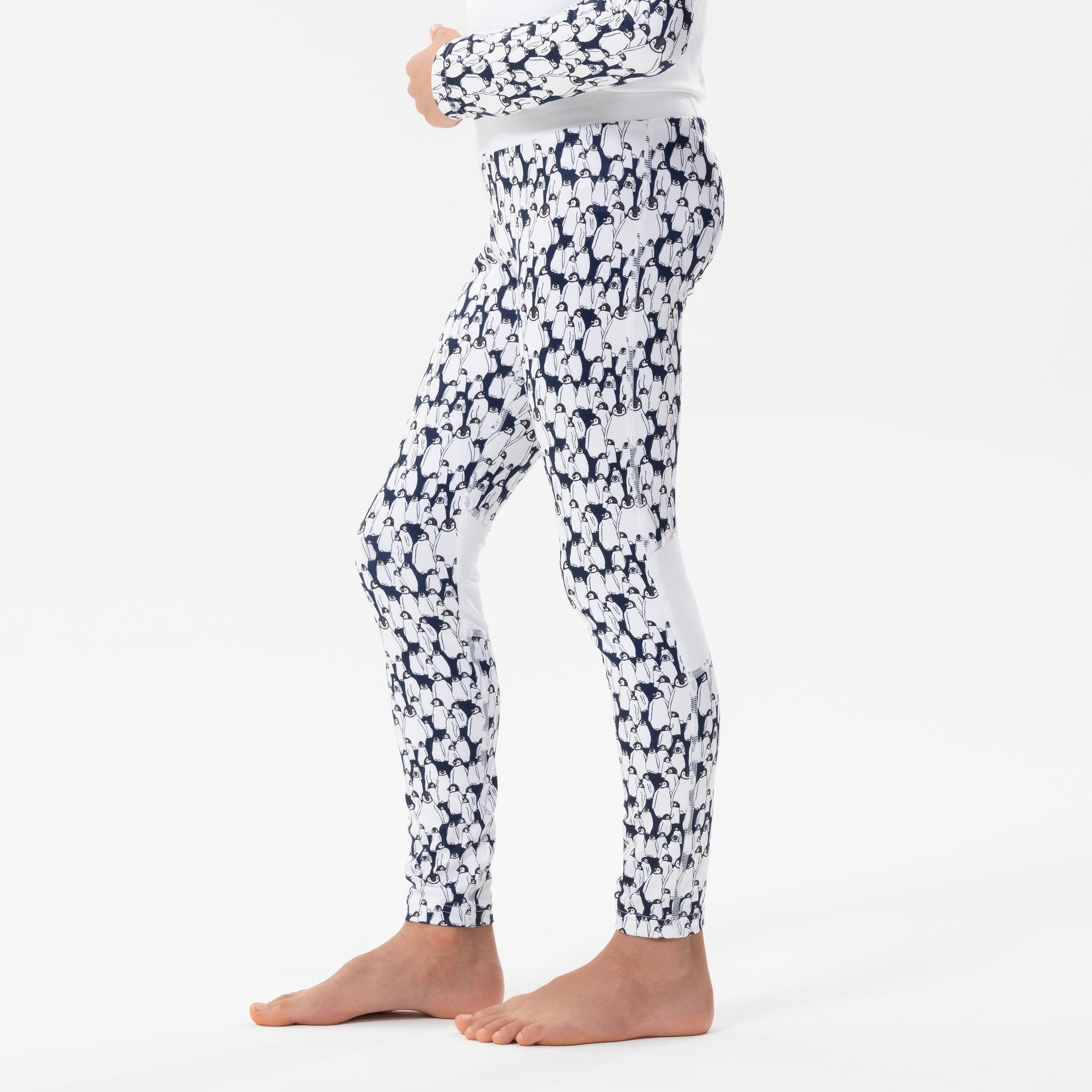 Kids’ Ski Base Layer Bottoms - BL 500 - Penguin Pattern WEDZE | Decathlon