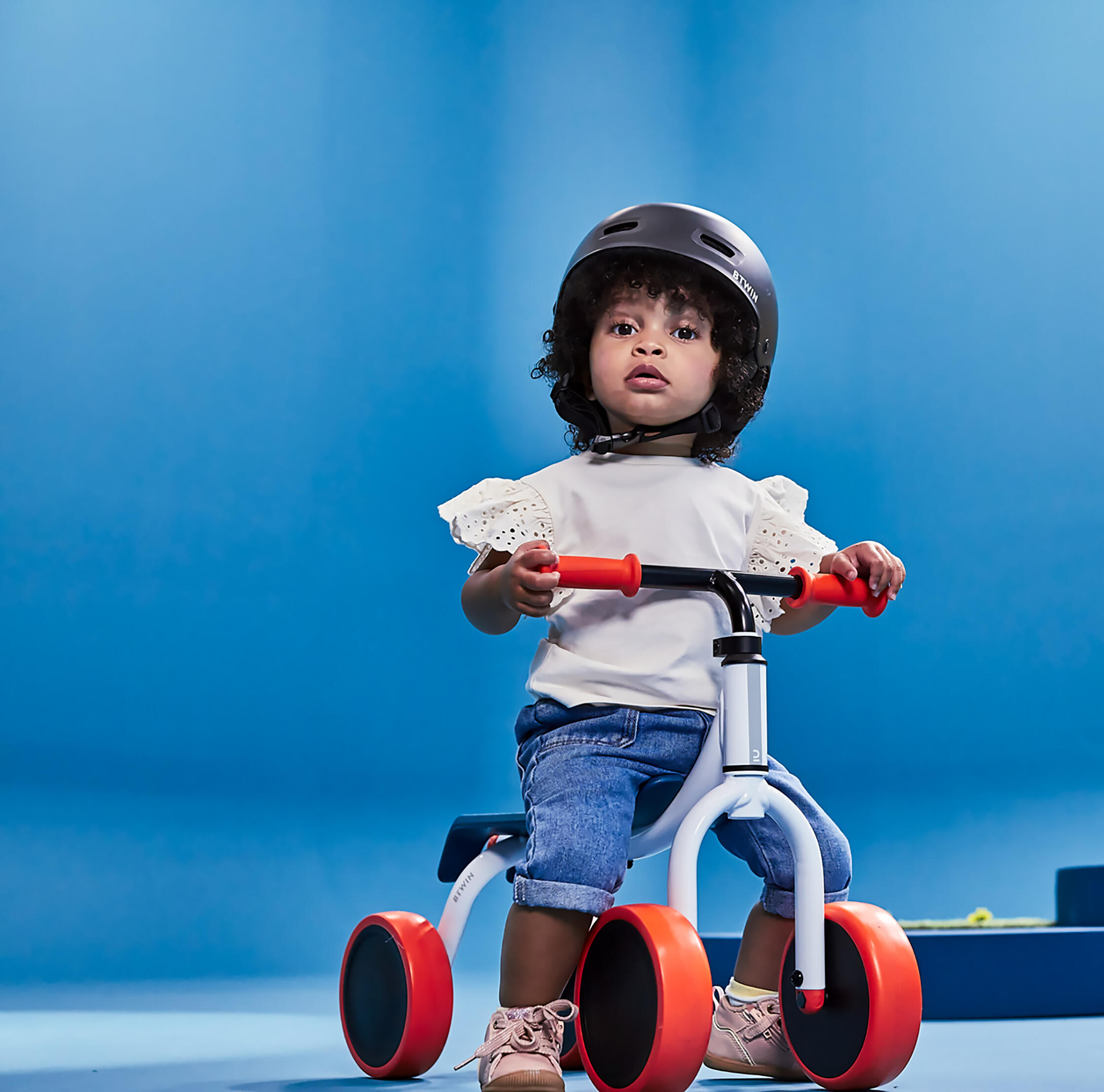 Kids’ Convertible 2-in-1 Ride-On to Balance Bike - Snow white, Papaya ...