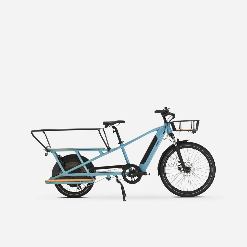 Elektrische cargofiets longtail fiets R500 | ELOPS | Decathlon.nl