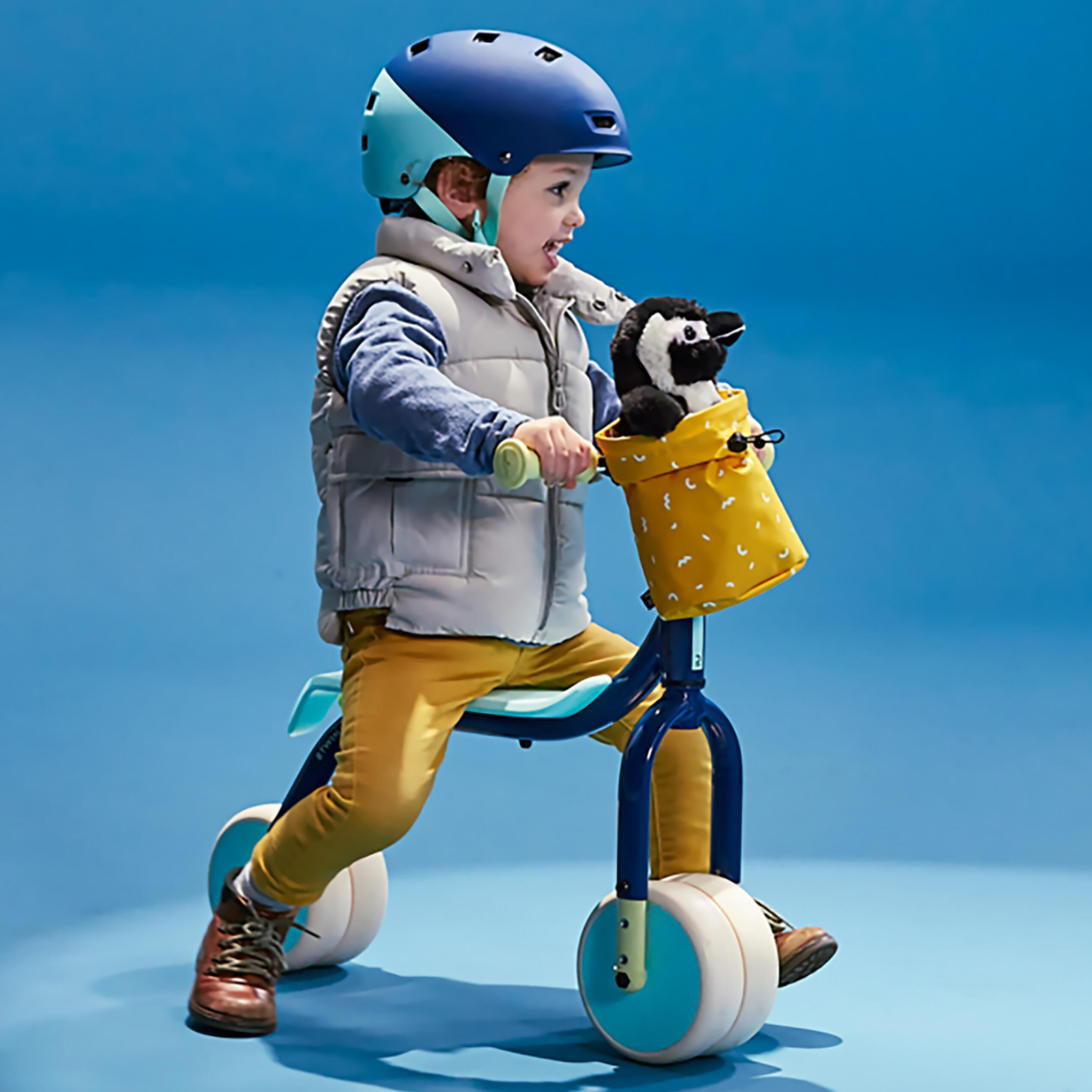 Kids' Convertible 2-in-1 Ride-On to Balance Bike - Blue/Cream - Blue ...