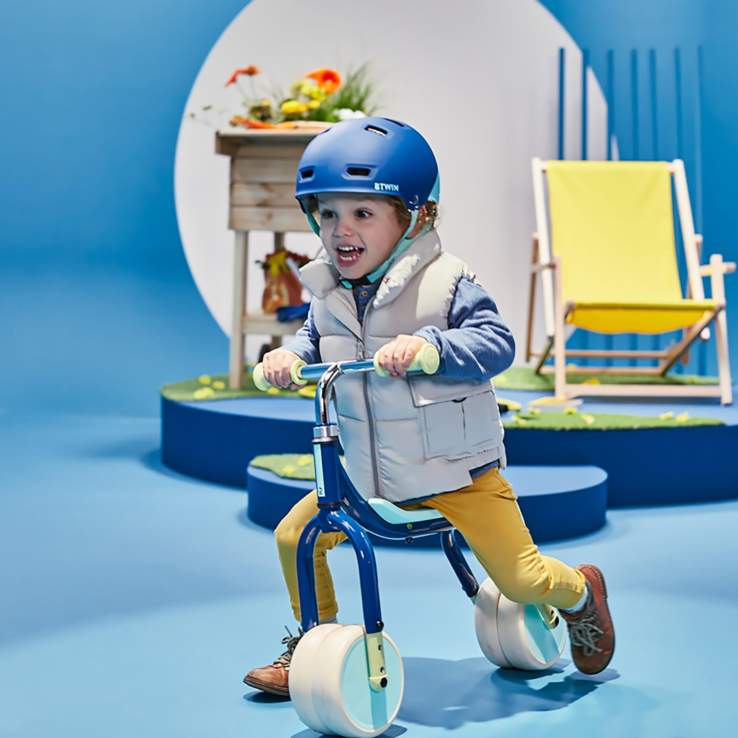 Kids' Convertible 2-in-1 Ride-On to Balance Bike - Blue, Pale mint ...