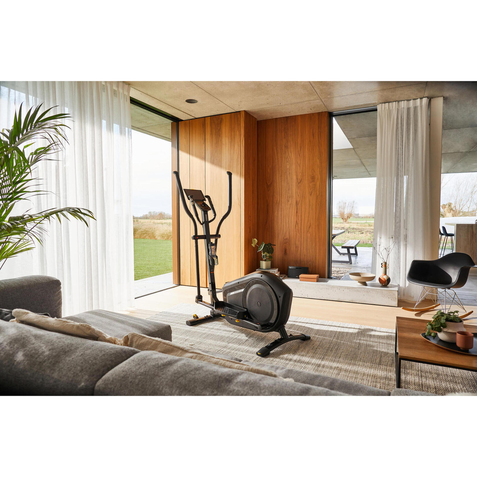 Vélo elliptique EL520B auto-alimenté et connecté Kinomap DOMYOS | Decathlon