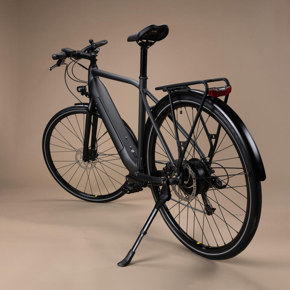 ELEKTRISCHE STADSFIETS VOOR LANGE AFSTANDEN LD 500E HOOG FRAME | Decathlon