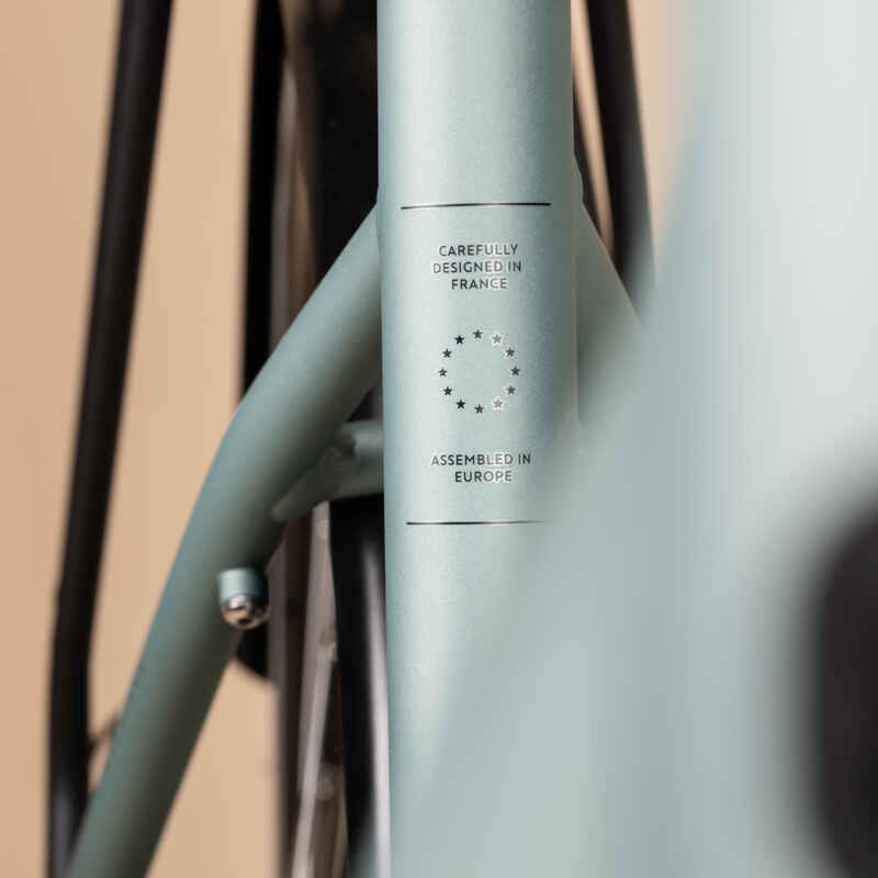 Long Distance 500 Electric Assist City Bike Step-Through Frame - Decathlon