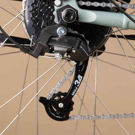 Long Distance 500 Electric Assist City Bike Step-Through Frame - Decathlon