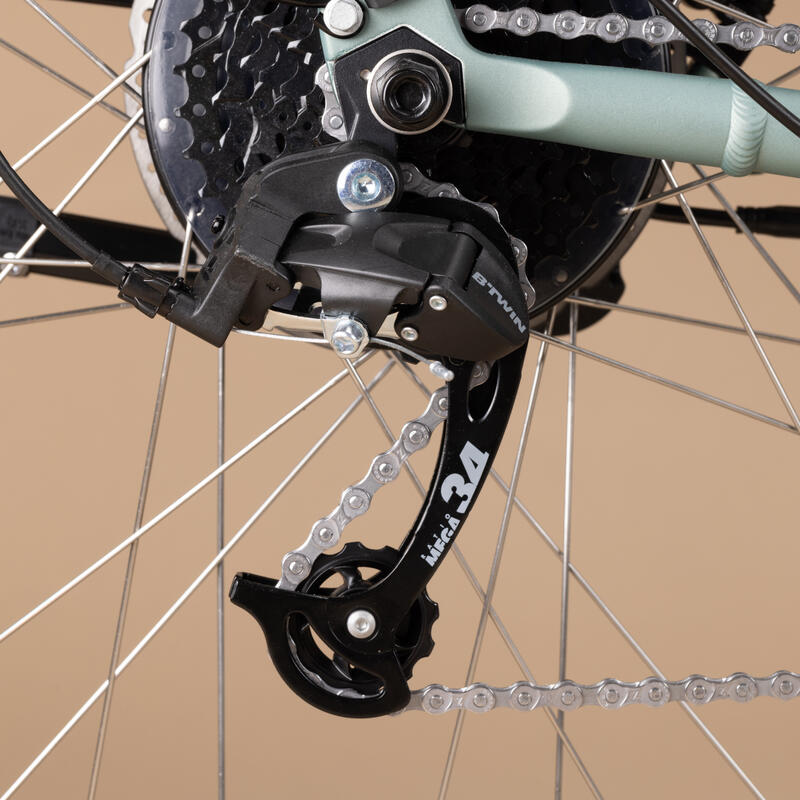 Long Distance 500 Electric Assist City Bike Step-Through Frame ELOPS ...