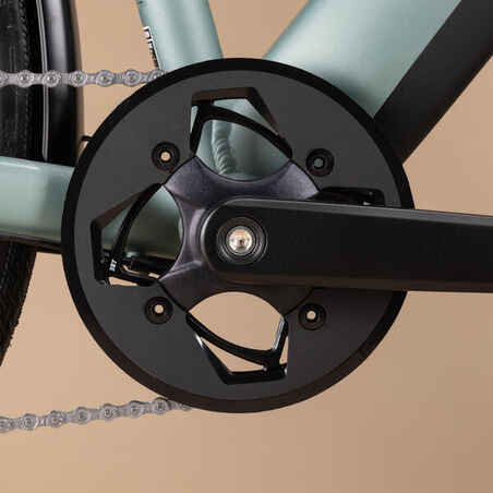 Long Distance 500 Electric Assist City Bike Step-Through Frame - Decathlon