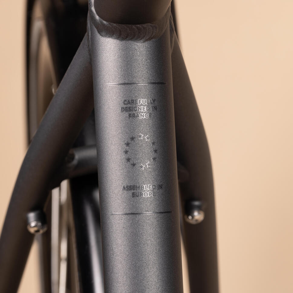 ELEKTRISCHE STADSFIETS VOOR LANGE AFSTANDEN LD 500E HOOG FRAME | Decathlon