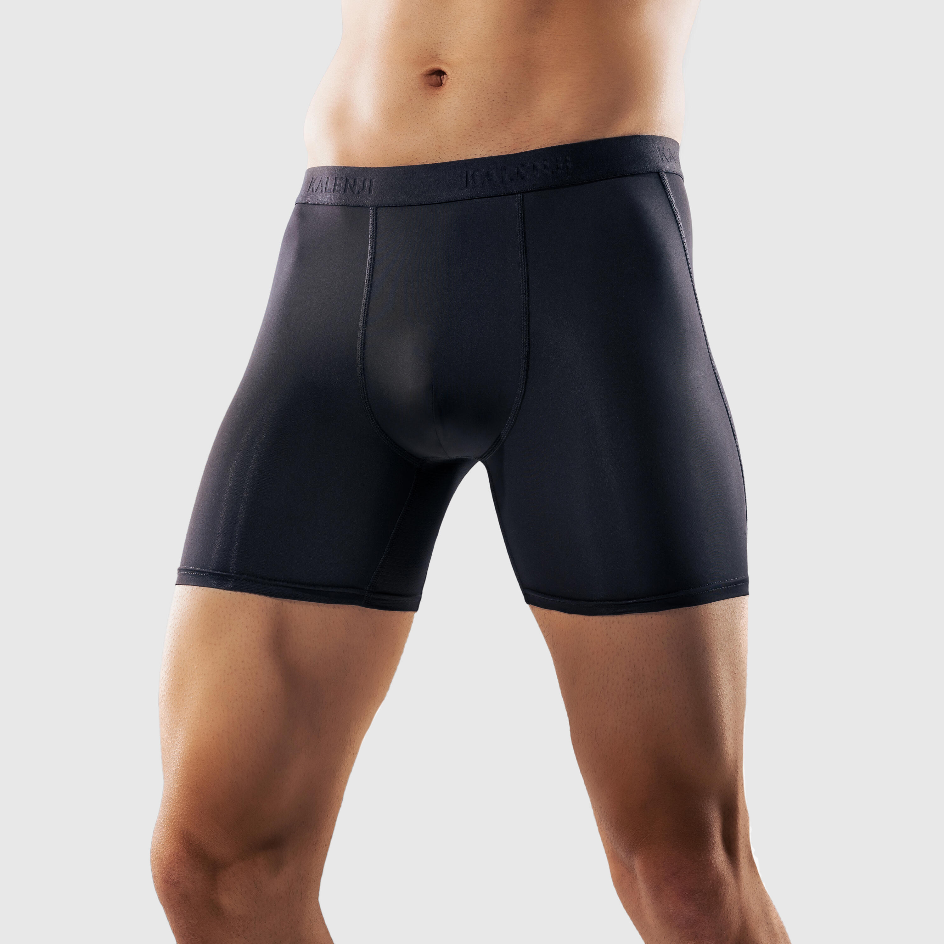 Men's Light Boxers 2 Pack - Grey/Black