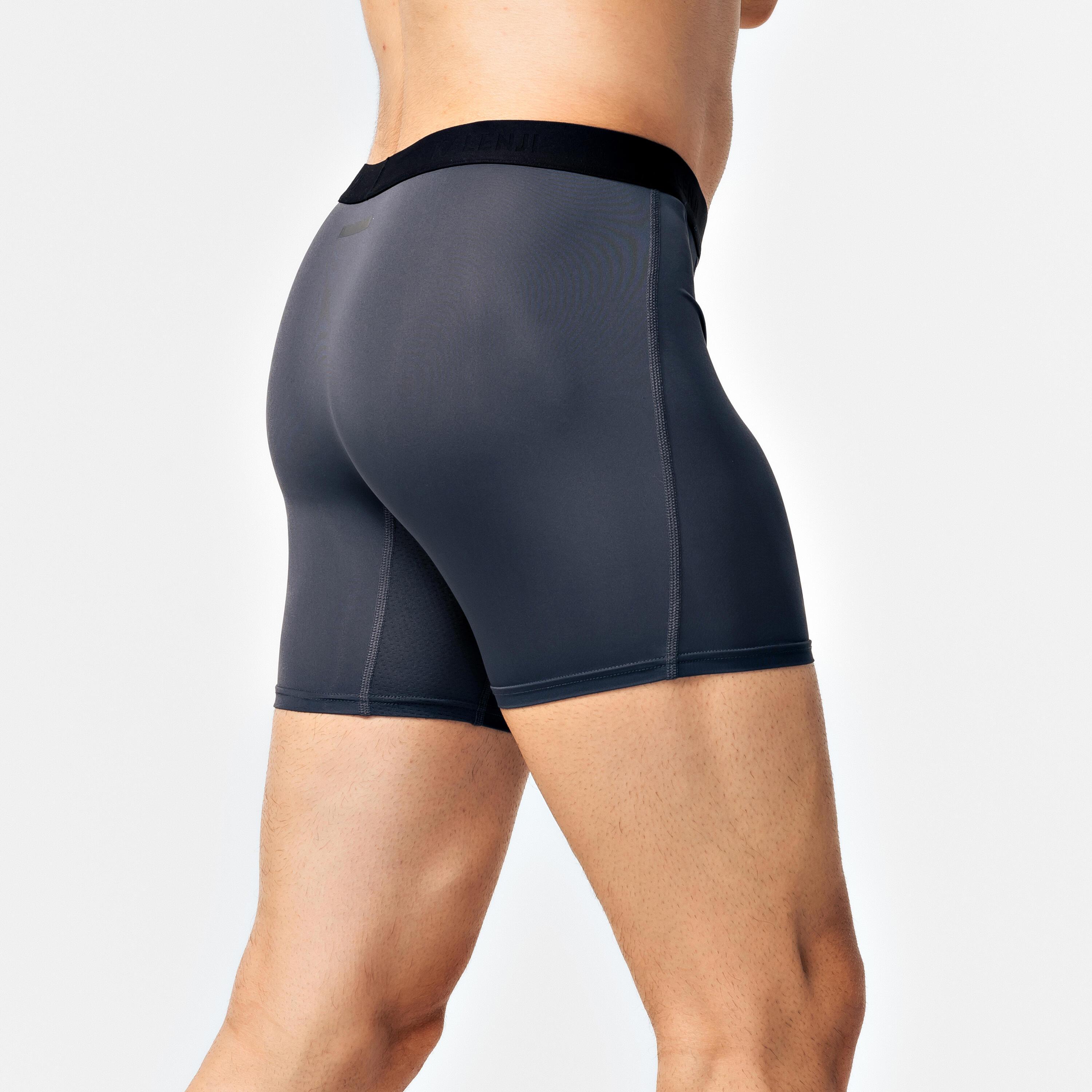 Men's Light Boxers 2 Pack - Grey/Black