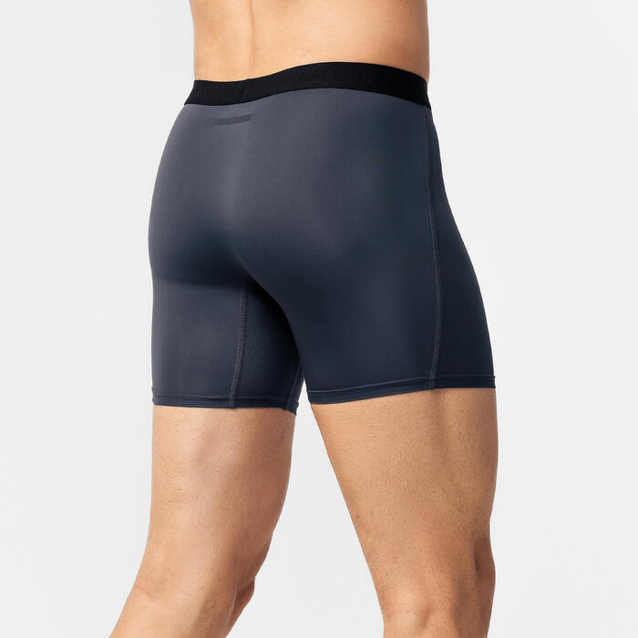 Men's Light Boxers 2 Pack - Grey/Black