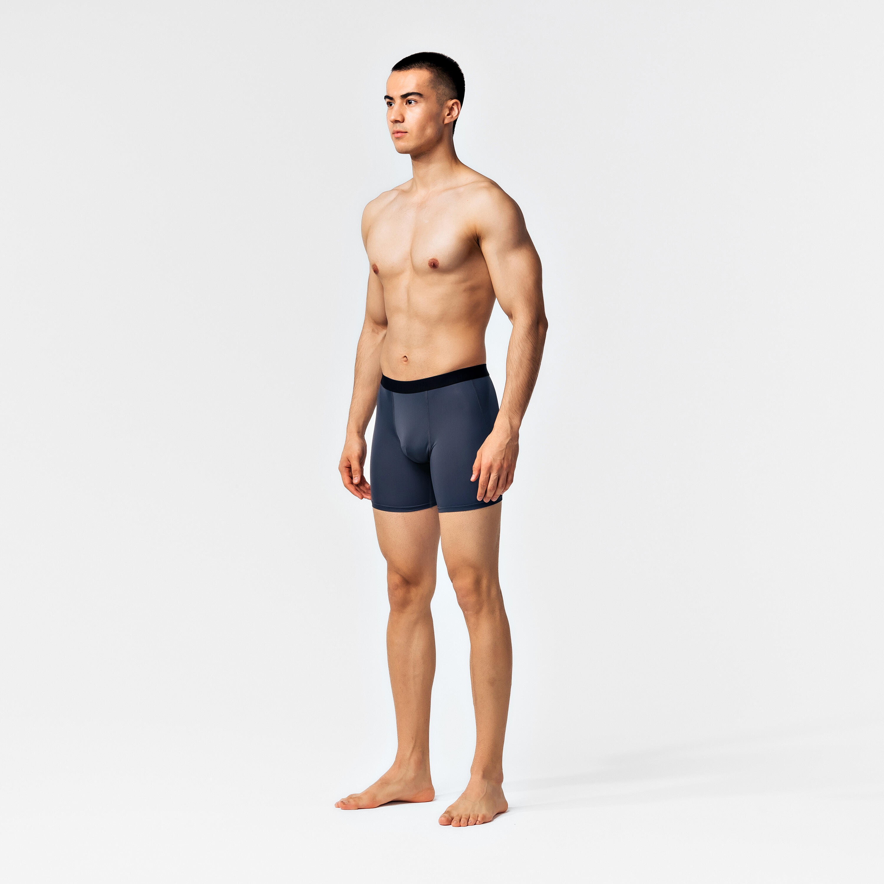 Men's Light Boxers 2 Pack - Grey/Black