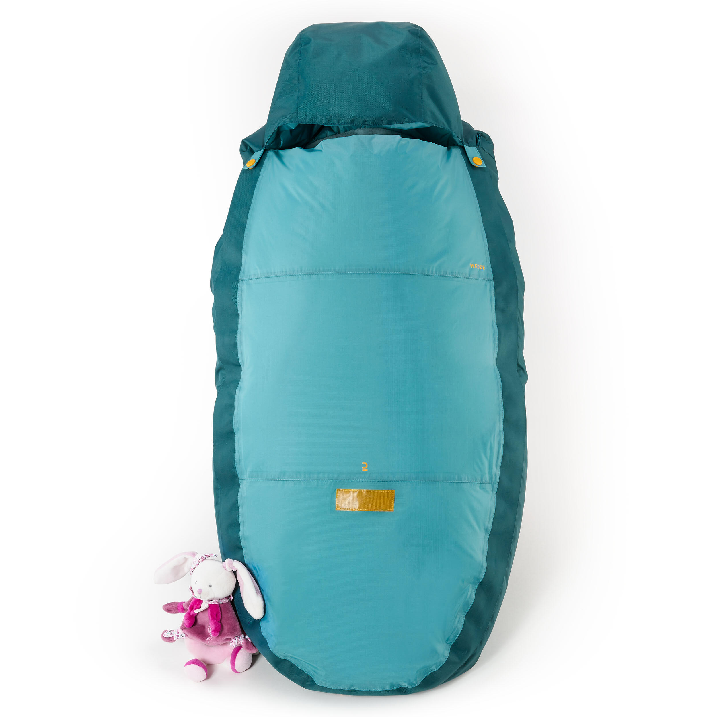Babies' Cozy and Waterproof Stroller Blanket - Teal Green, ash blue ...