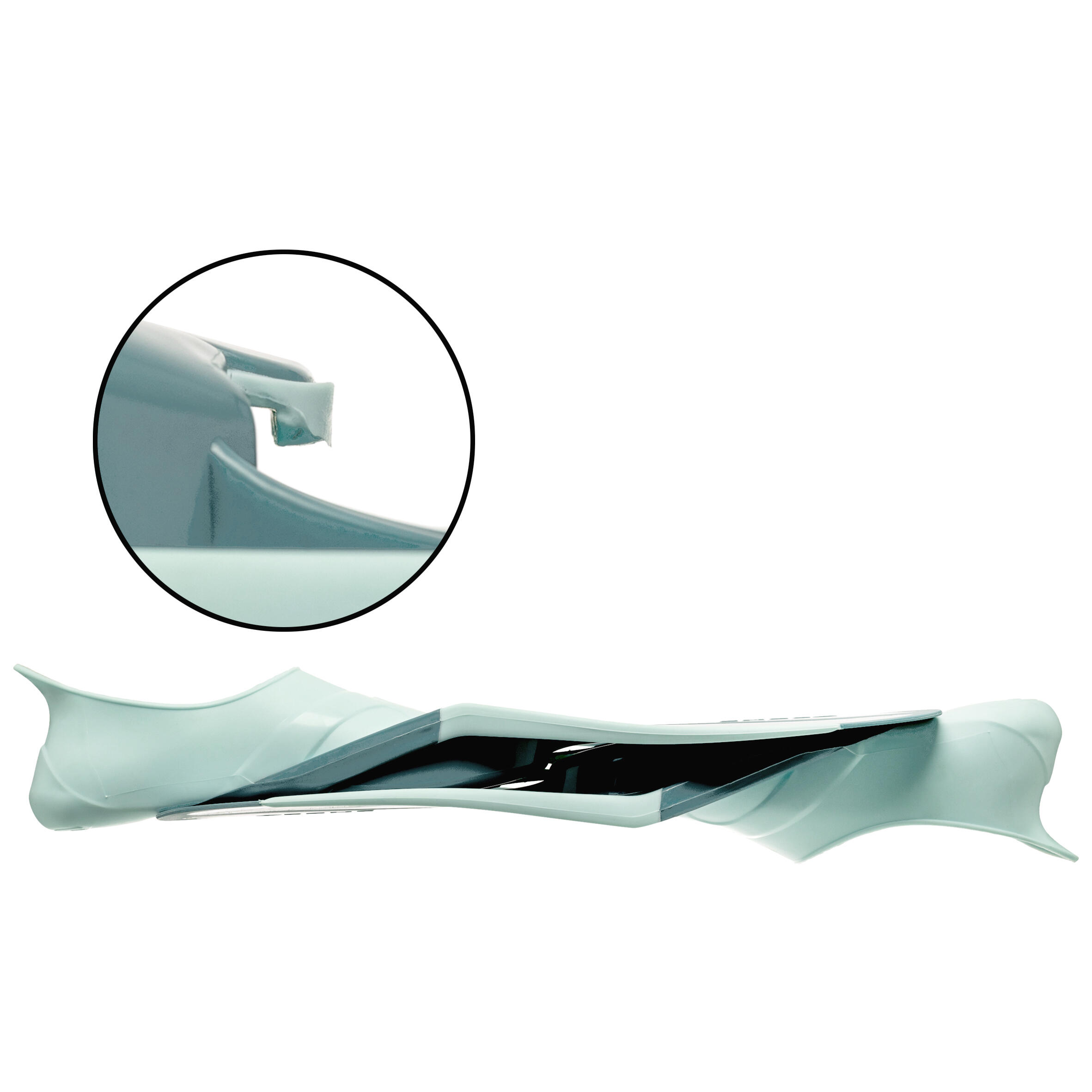 Bērnu pleznas “FF 100 Soft”, gaiši zaļas - Decathlon