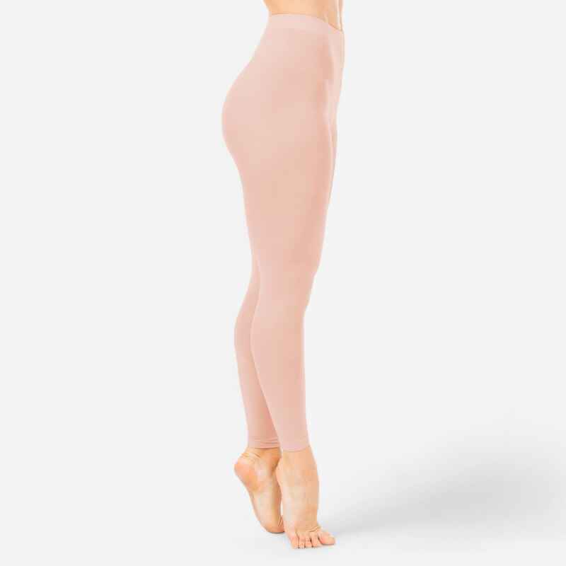 Women's Footless Ballet Tights - Pink - Decathlon