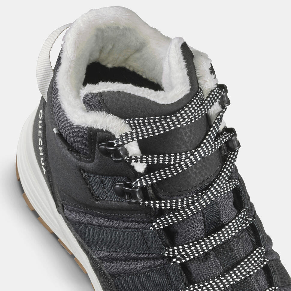 Chaussures de randonnée neige chaudes imperméables femme, NH500 Mid ...