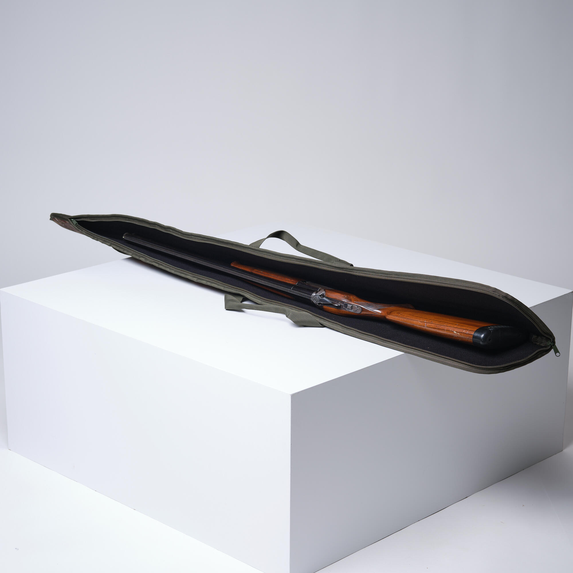 Puzdro na poľovnícku pušku SG100 145 cm maskovacie hnedé - Decathlon