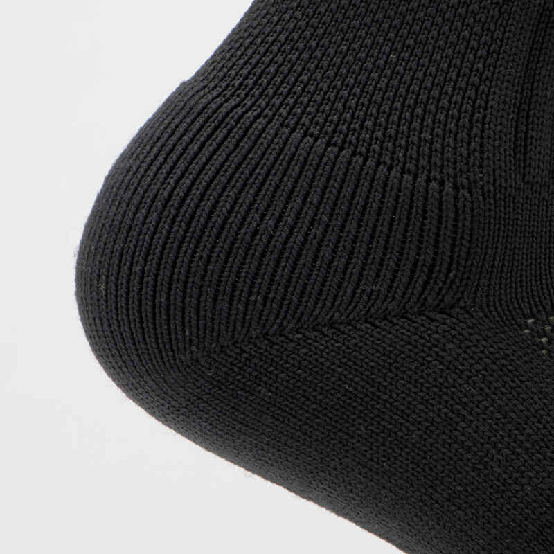 Adult High Rugby Socks R500 - Red/Black - Decathlon