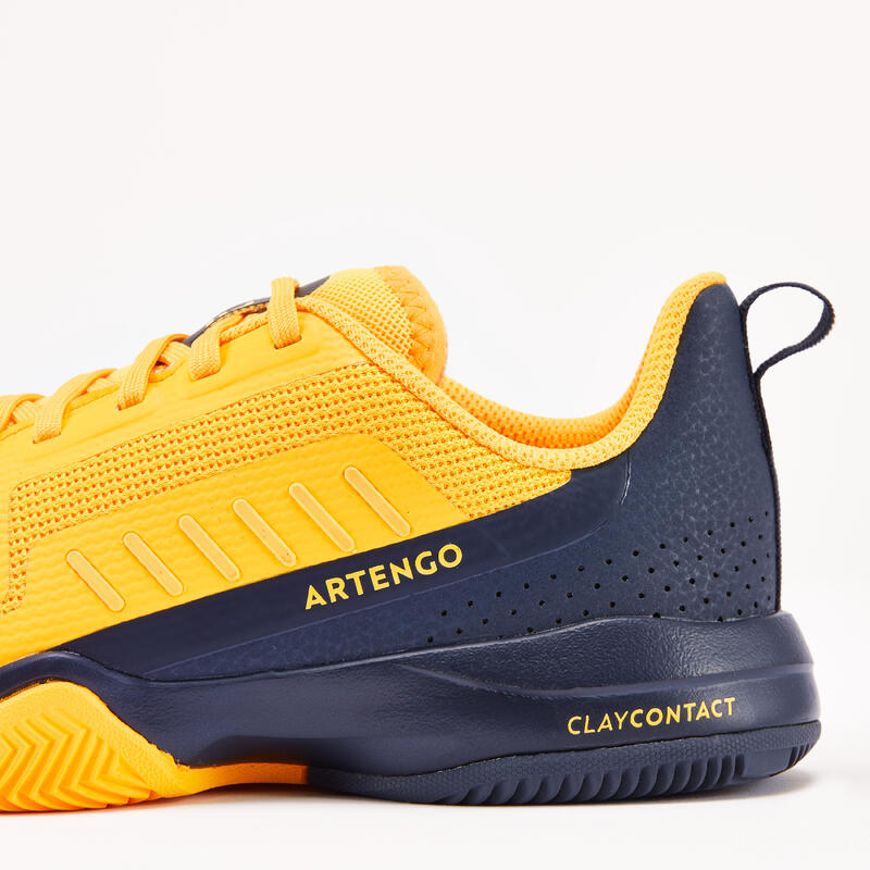 Buty do tenisa dla dzieci Artengo Fast Clay sznurowane na kort ziemny ...