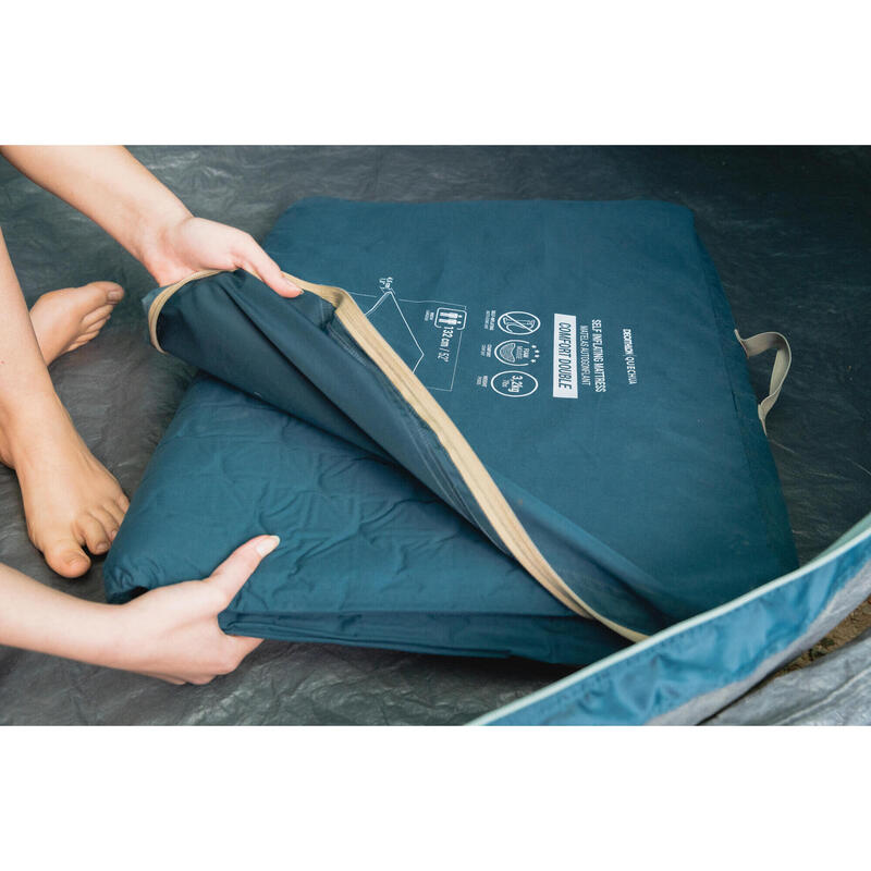 QUECHUA - Saltea auto-gonflabilă camping 2 persoane, 200x132 cm ...