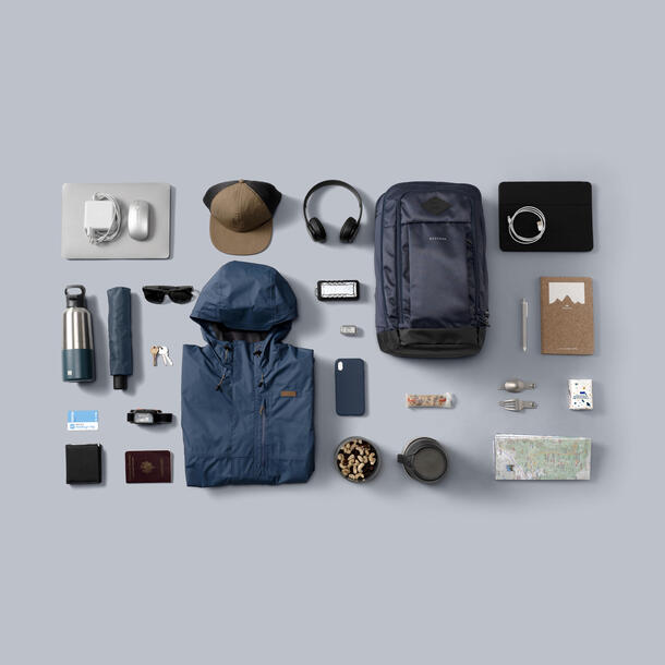 Nature Hiking 23L Backpack Escape 500 - Dark Blue