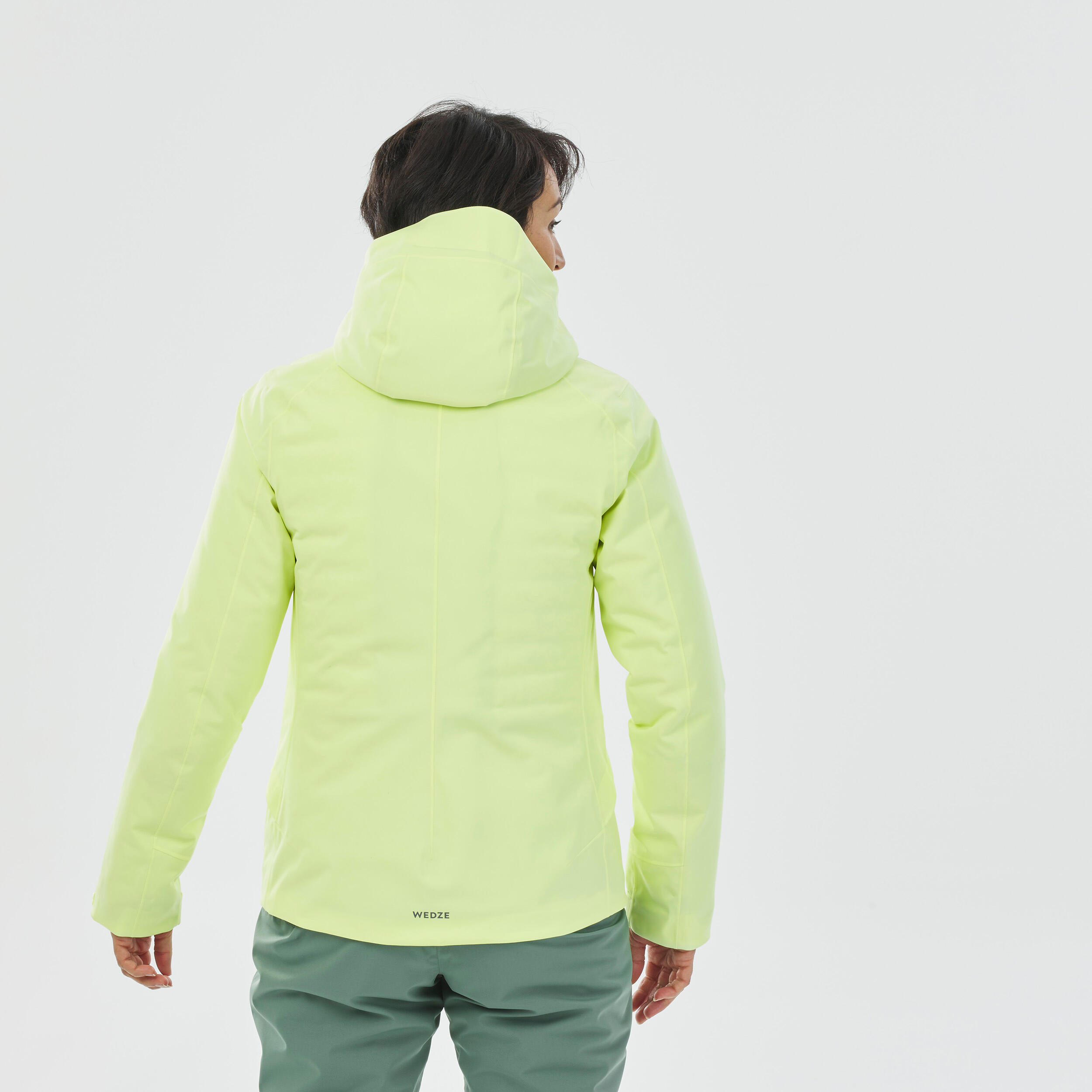 Women Winter Jacket for Skiing - Yellow -6°C