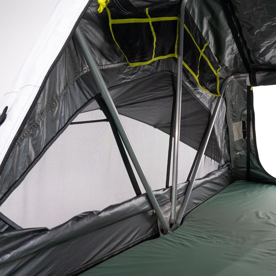2 person roof tent mh500 fresh & black QUECHUA - Decathlon