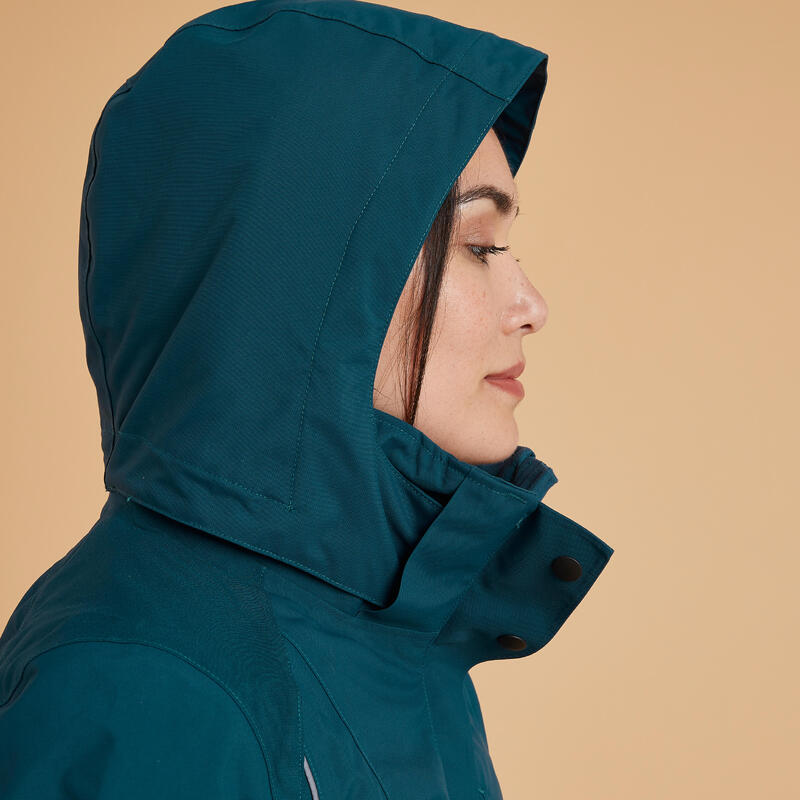 Women's Warm and Waterproof Horse Riding Jacket 580 - Navy Blue ...