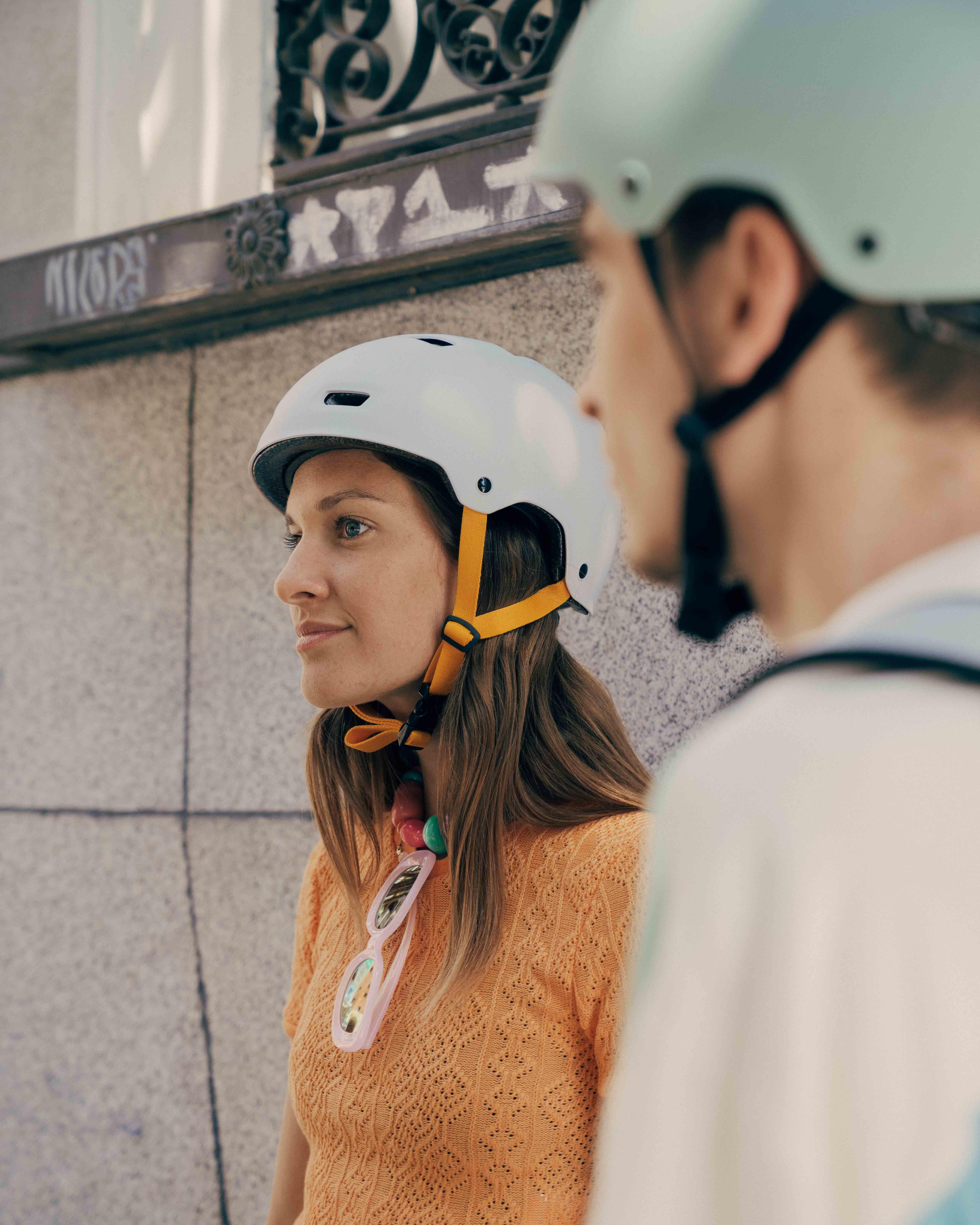 Adjustable Skate Helmet - MF 500 Green - Verdigris - Oxelo - Decathlon
