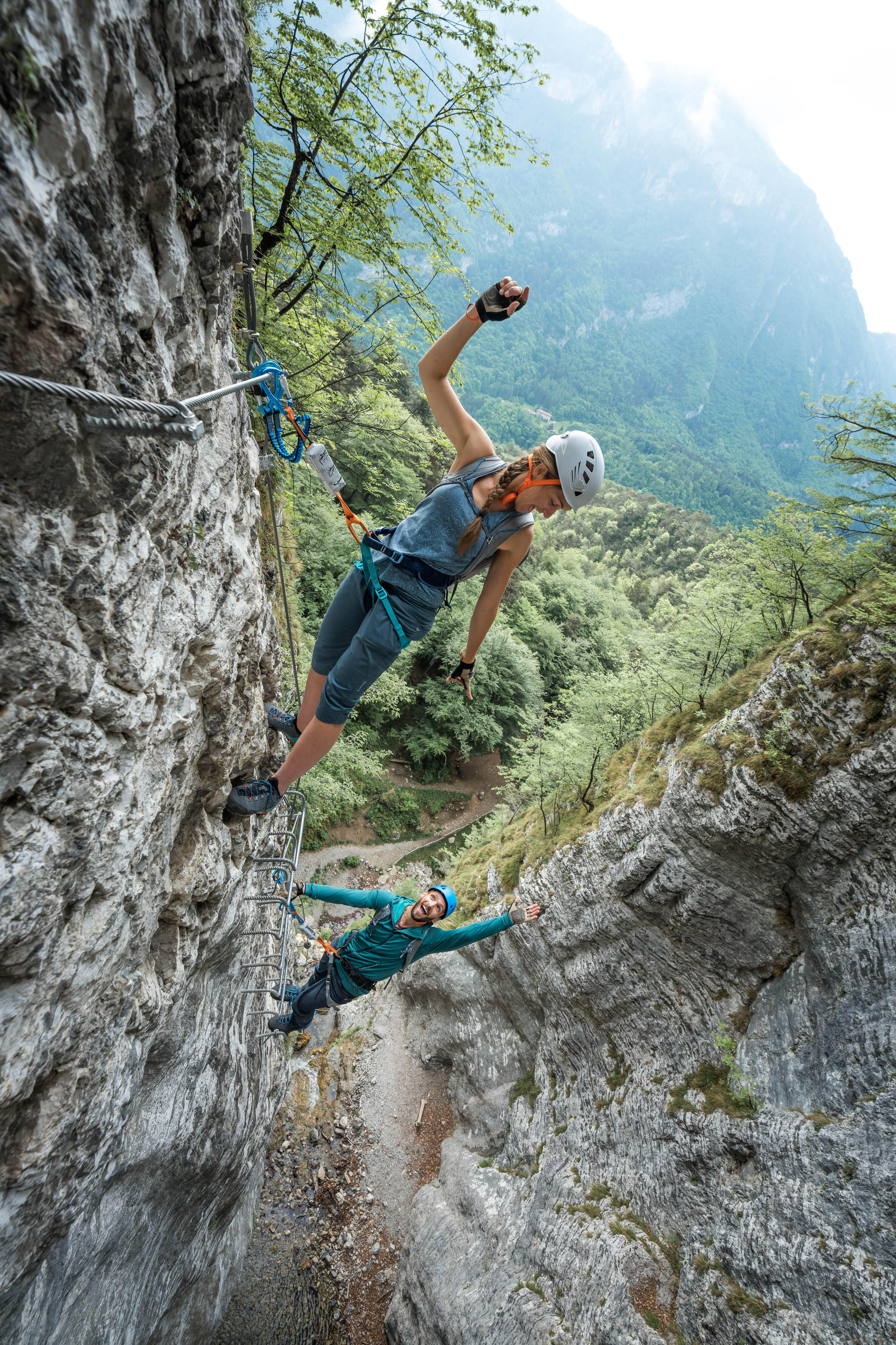 WOMEN’S CLIMBING 3/4 LENGTHS GREY SIMOND | Decathlon