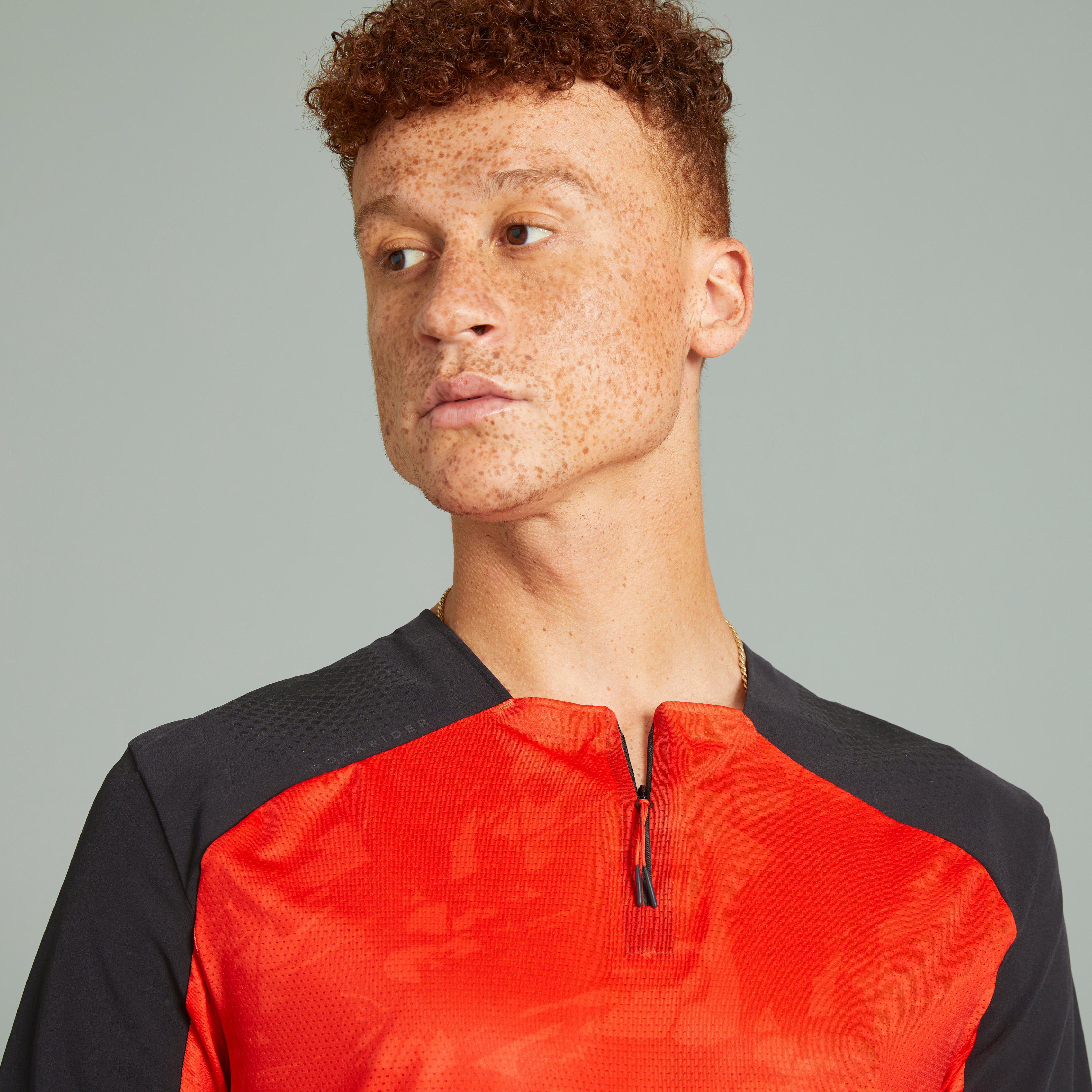 Lühikeste varrukatega maastikurattasärk Expl 500, punane - Decathlon