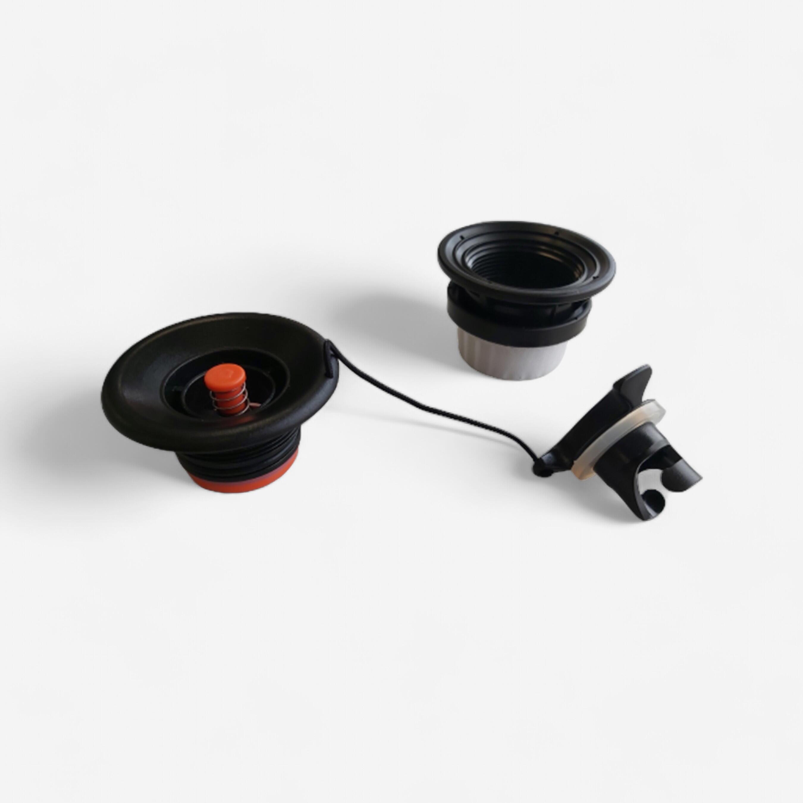 High-pressure Bravo valve for inflatable vessels