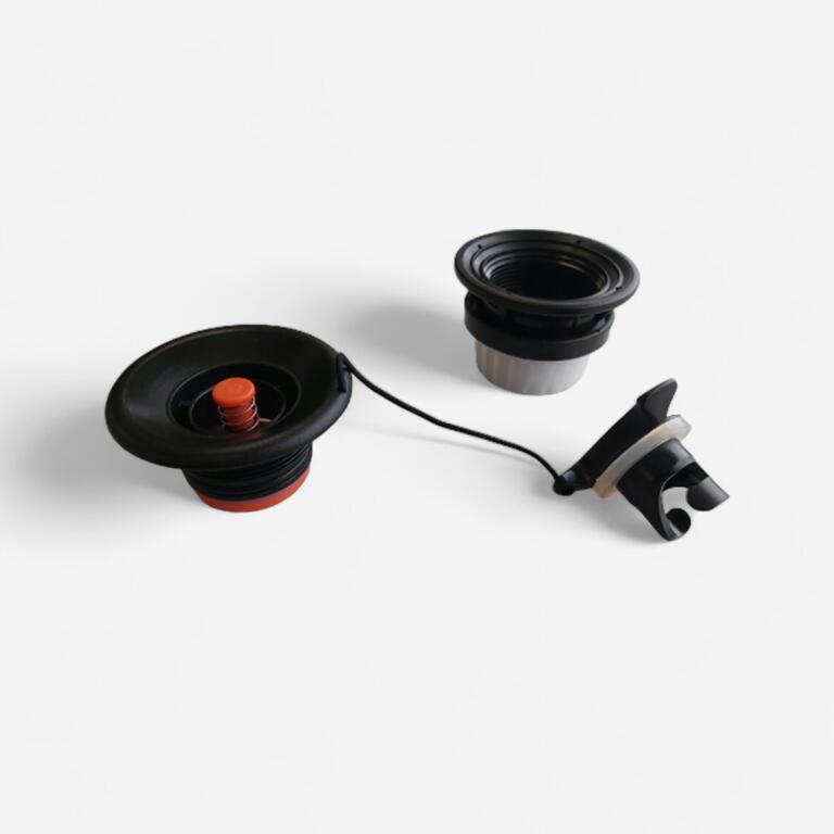 High-pressure Bravo valve for inflatable vessels