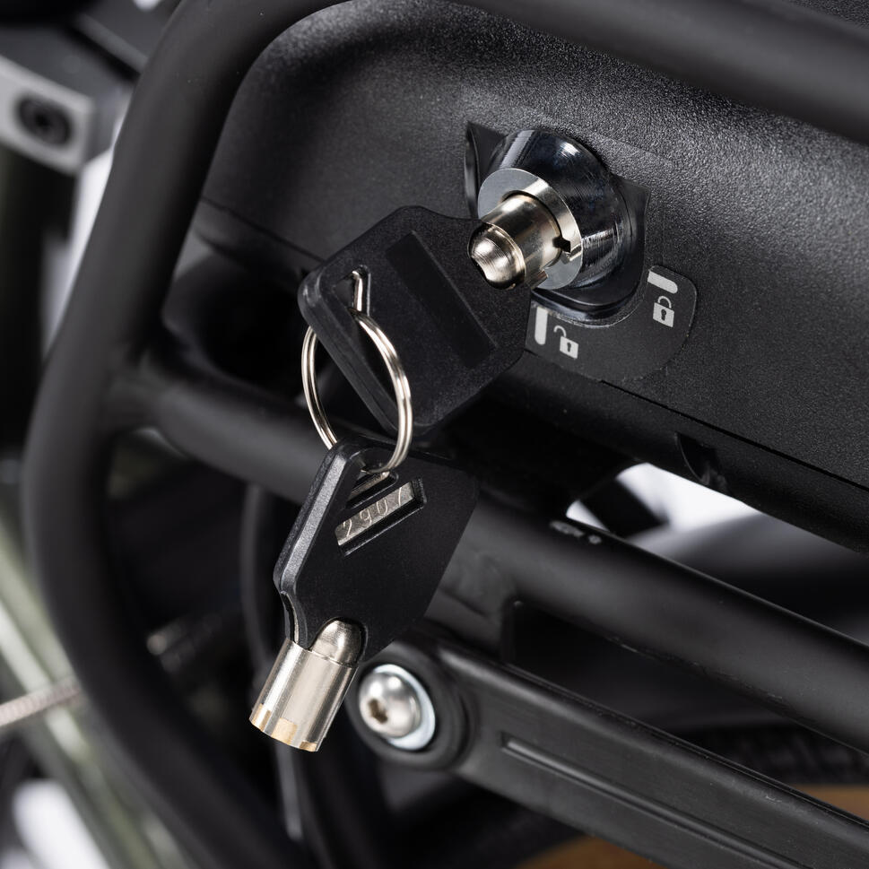 E-Bike Faltrad Klapprad 20 Zoll E-Fold 500 khaki BTWIN | Decathlon