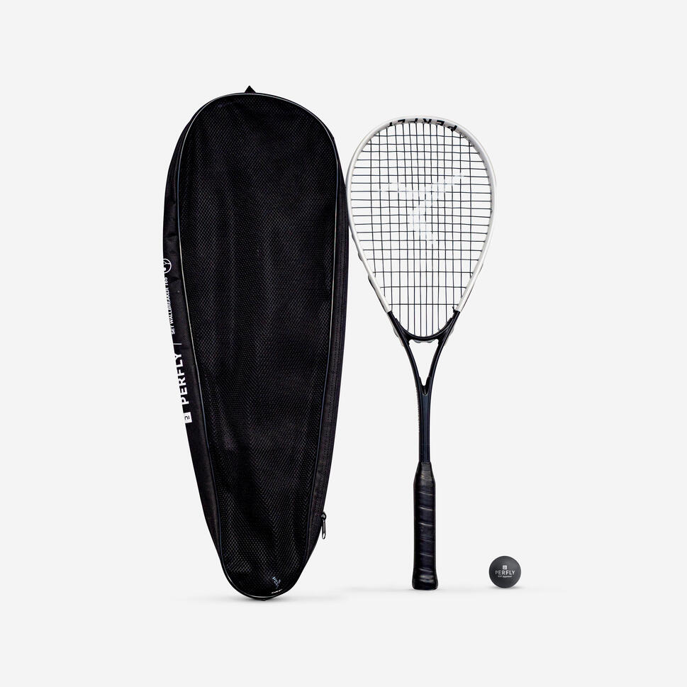 CONJUNTO DE RAQUETES DE SQUASH WALLBREAKER 165 (1 raquete/1 bola ponto ...