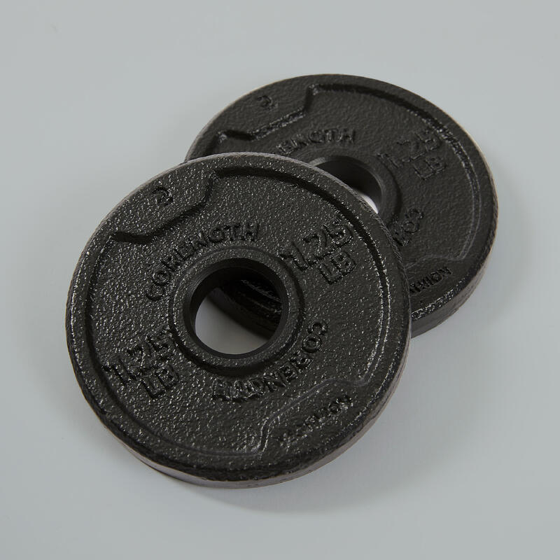 CORENGTH - Set gantere bodybuilding 50 kg cu discuri din fontă parțial ...