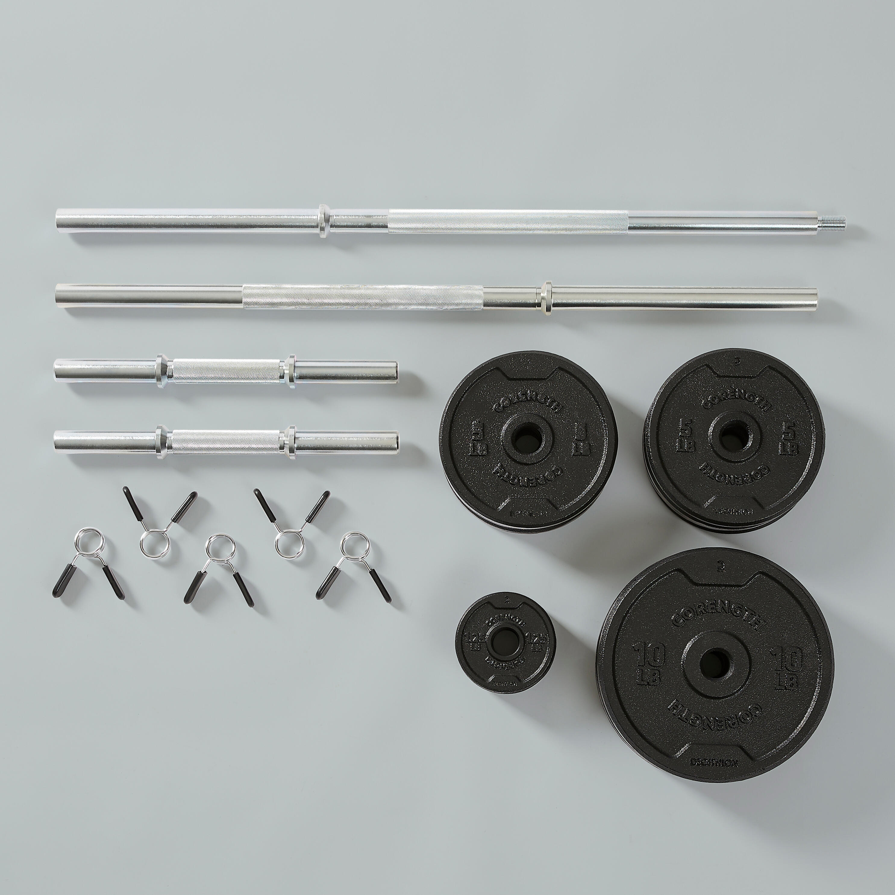 50KG Weight Training Dumbbells and Barbell Kit