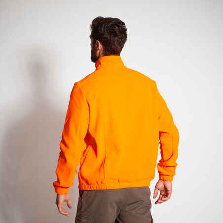Hunting Fleece 500 - Neon Orange - Decathlon