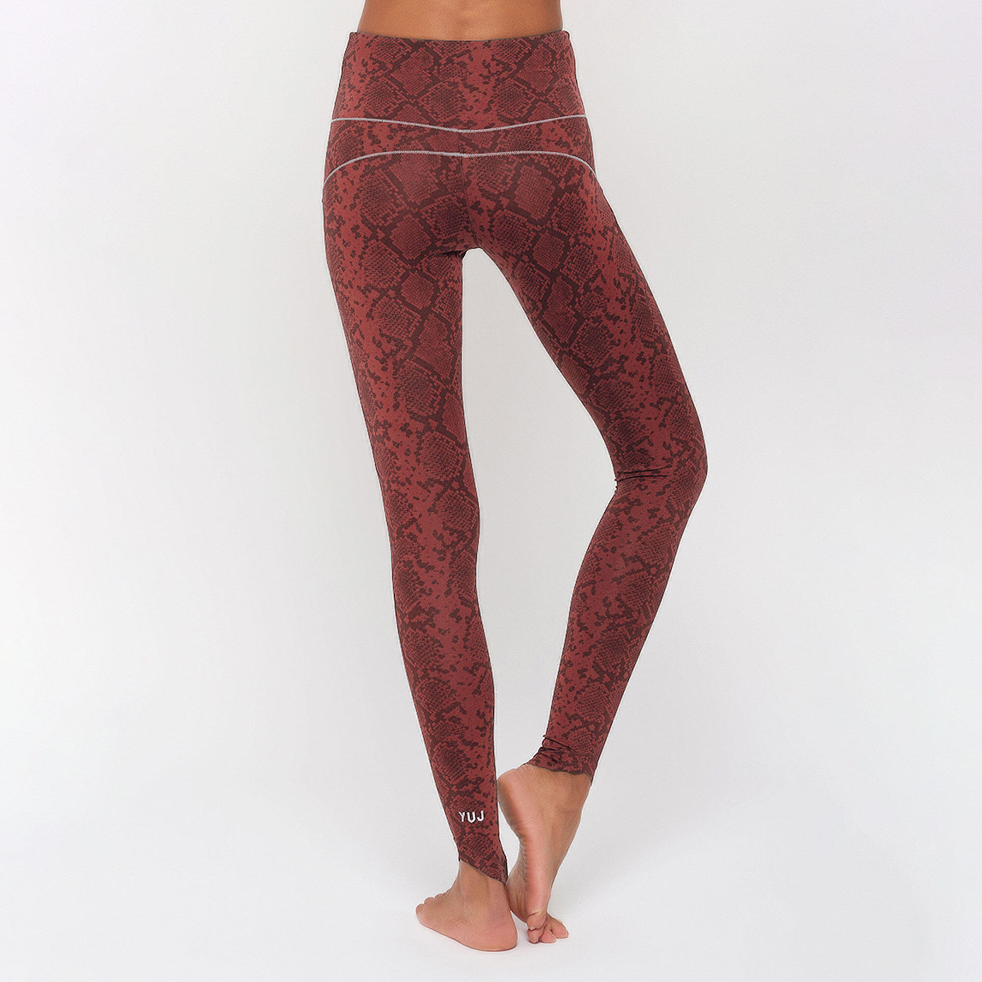 Yoga Leggings Python - Red - Decathlon