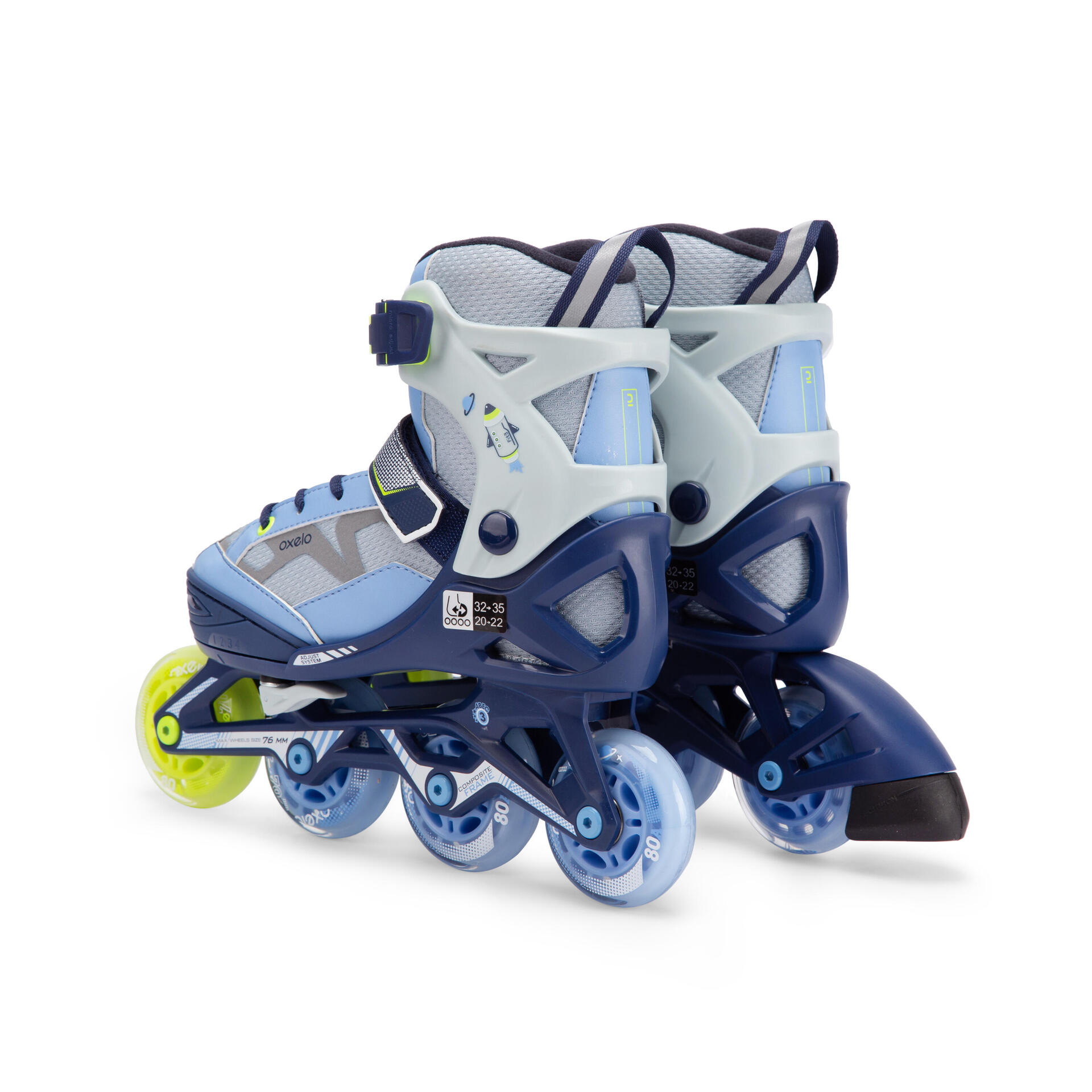 Sepatu Roda Anak Inline Skates Fit3 - Space