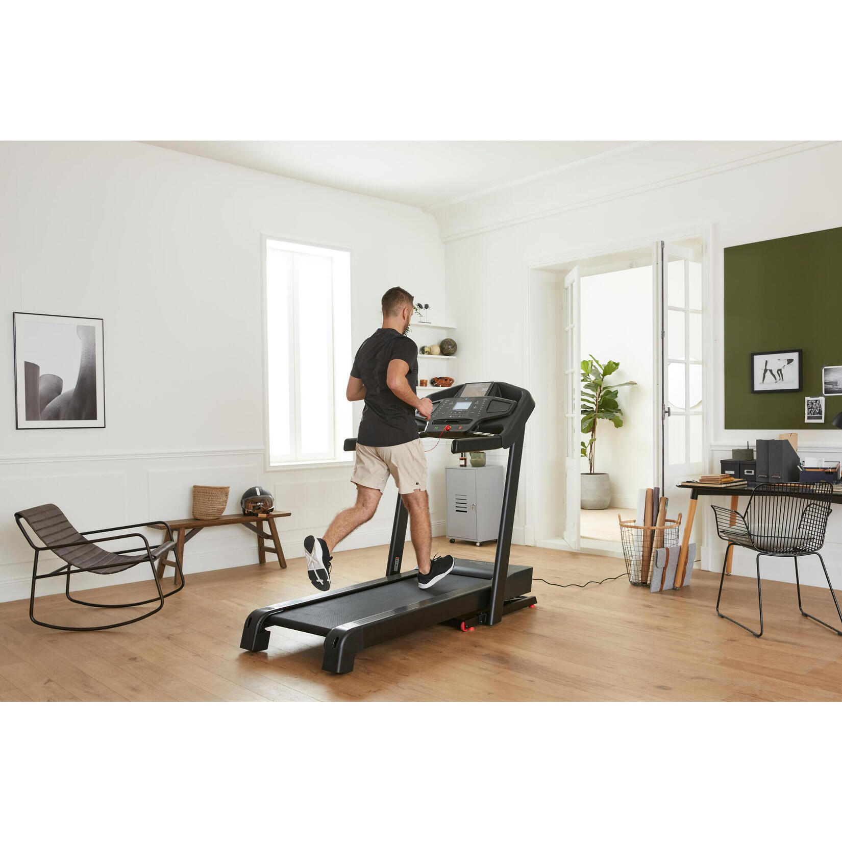 Tapis de course t900d connecté et performant, 18 km/h, 50x143cm DOMYOS ...