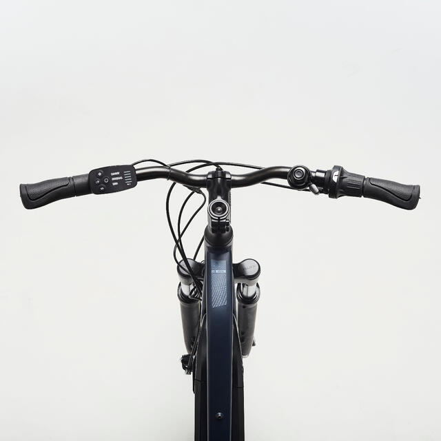 Low Frame Electric Hybrid Bike Riverside 100 E - Blue RIVERSIDE | Decathlon