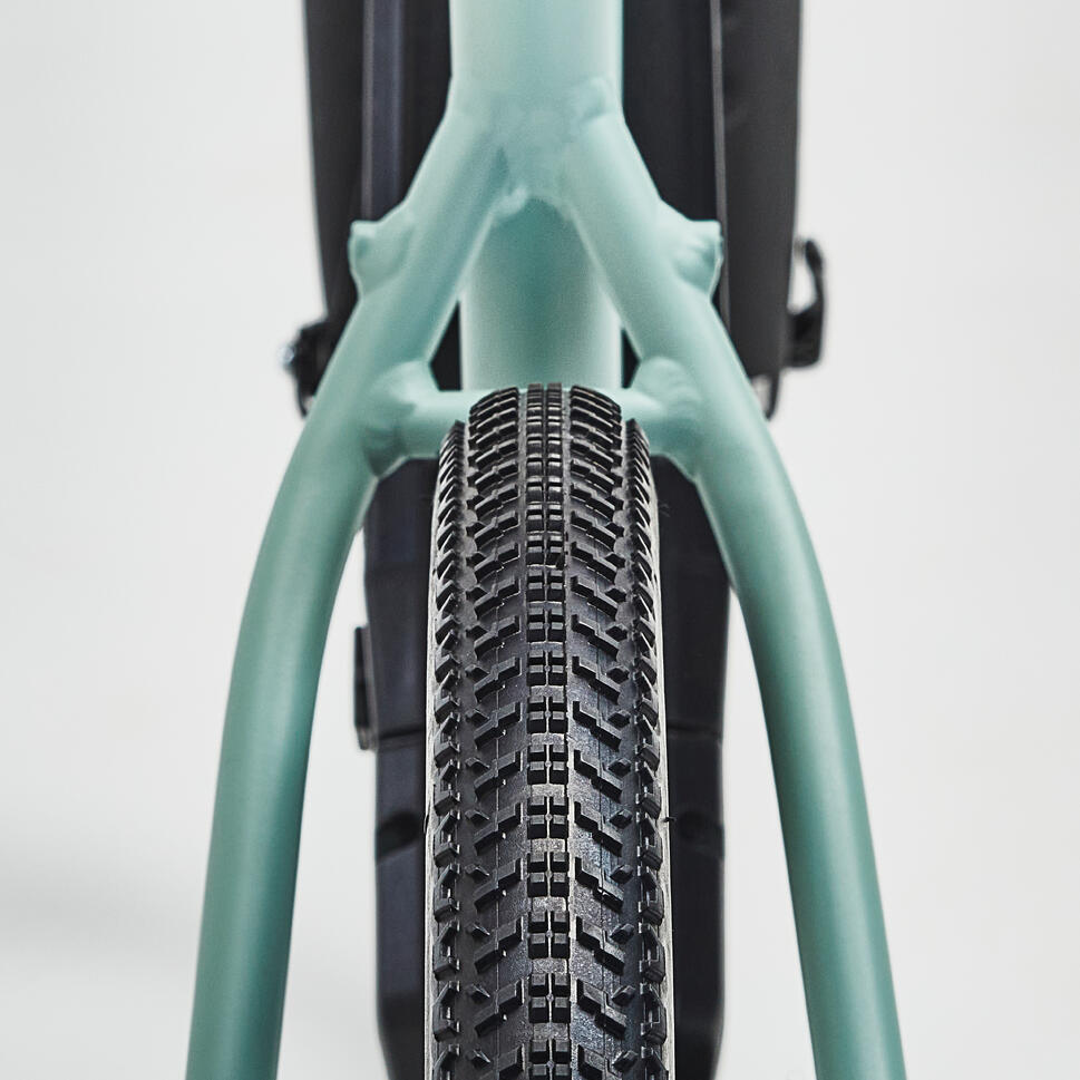 Vélo tout chemin électrique - cadre bas - Riverside 100 E bleu ...