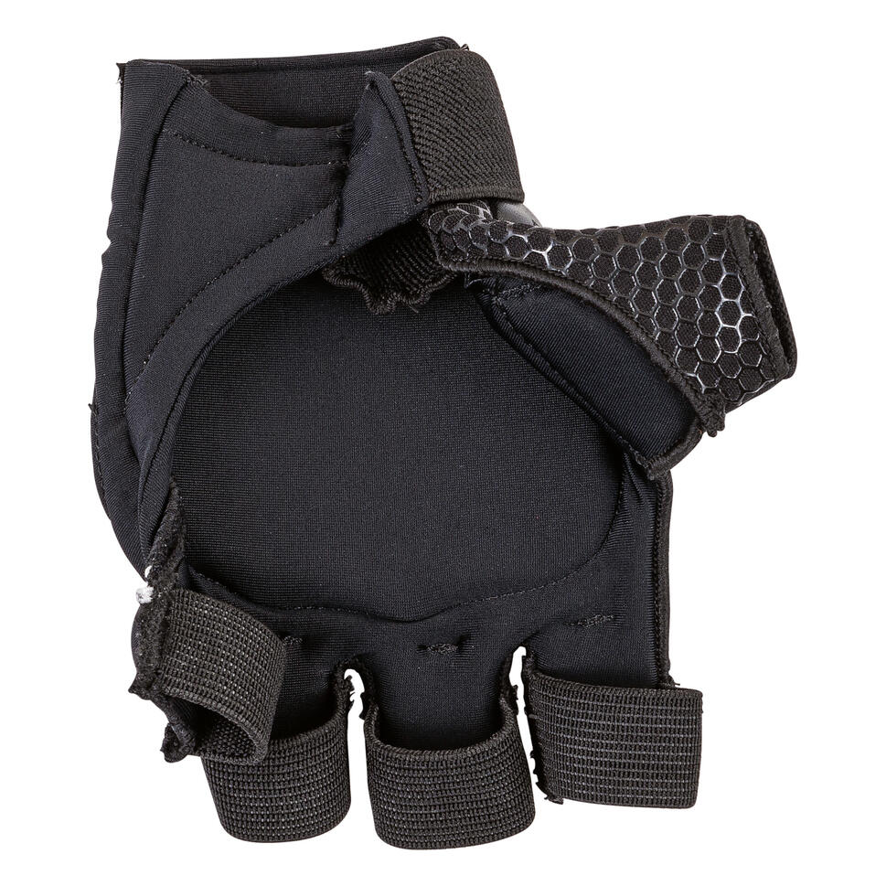 Handschuh Hockey Xlite 3/4-Finger schwarz/orange DITA | Decathlon