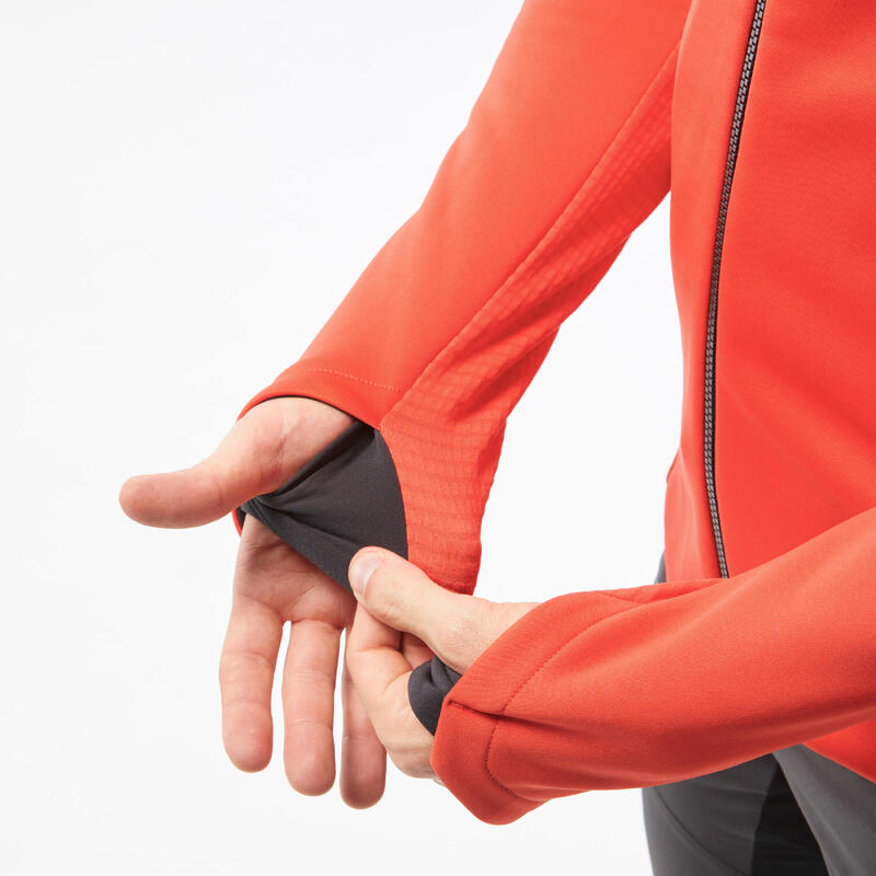 QUECHUA - Polar Drumeție la munte MH500 Hood Gri Bărbați | Decathlon